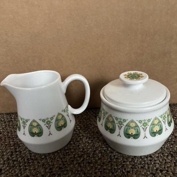Noritake | Dining | Noritake Palos Verdes Cream Sugar Set Vintage 97s ...